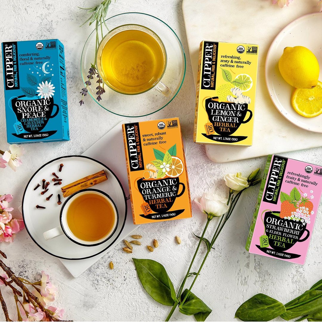 clipper lemon tea